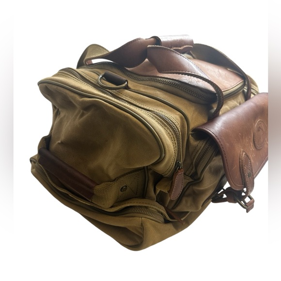Bob Timberlake | Bags | Vintage Bob Timberlake Leather Canvas Travel ...
